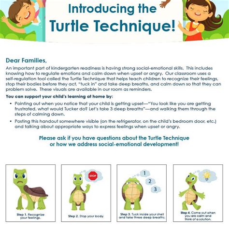 Turtle Technique Instructions Letter Usu
