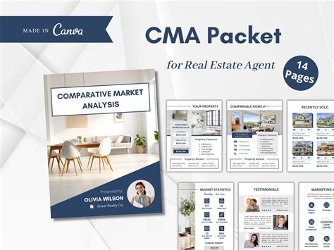 Comparable Market Analysis Cma Packet Template Comparative Market