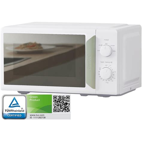 700w 19l White Mini Microwave Oven
