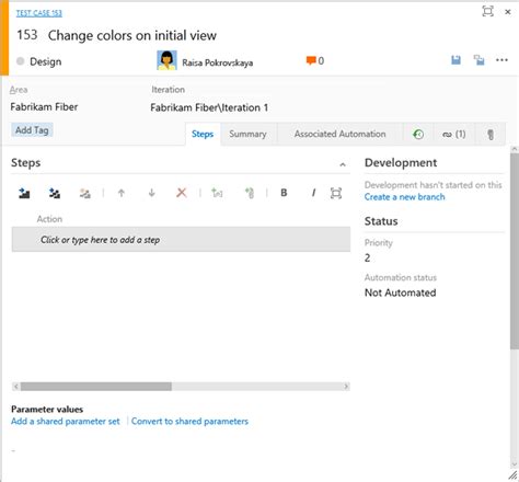 添加、运行和更新内联测试 azure boards microsoft learn