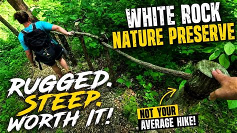 Hiking White Rock Nature Preserve Valmeyer Illinois Rugged Hike