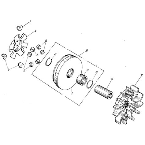 Drive Pulley Kasea Adventure Buggy 150