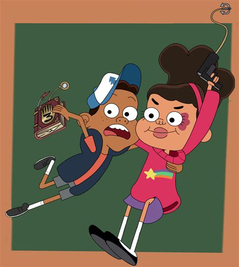 Primos X Gravity Falls Scooter And Tere Pines By Angelgamer456 On Deviantart
