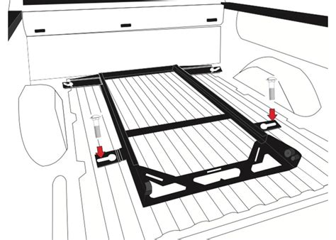 Bedslide No Drill Factory Mount Install Kit Bsa F150 2017 Realtruck