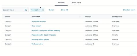 manage index page view settings