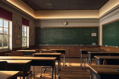Classroom With A Classroom Constitution Premium Ai Generated Image
