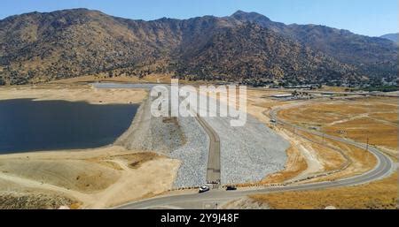 An Aerial Image Of The Isabella Dam Safety Modification Projects