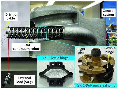 Experimental Setup For Validating The Model For A Continuum Arm A Download Scientific Diagram