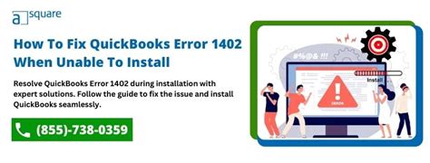 How To Fix QuickBooks Error When Unable To Install