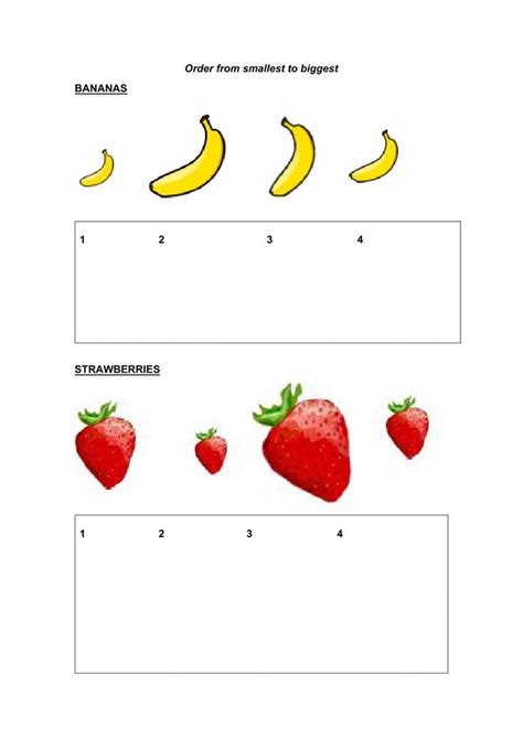 Ordering Numbers From Smallest To Biggest Worksheet