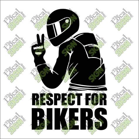 Vector - Respect for Bikers - Digital Download - Etsy