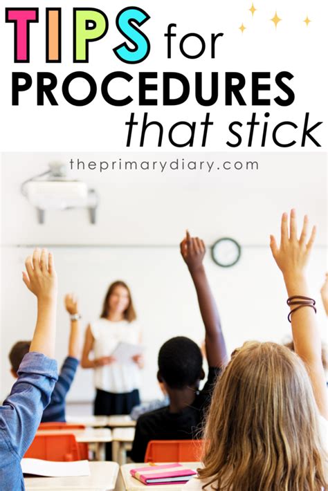 5 Must Know Tips For Elementary Classroom Procedures That Stick The