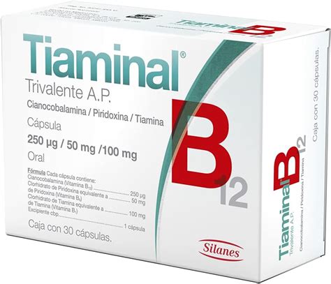 Tiaminal Tiaminal B12 Trivalente Ap 30 Cápsulas Caja Color 1 Count