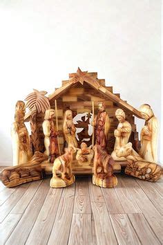 The Biggest Olive Wood Nativity Scene You Can Got From Bethlehem
