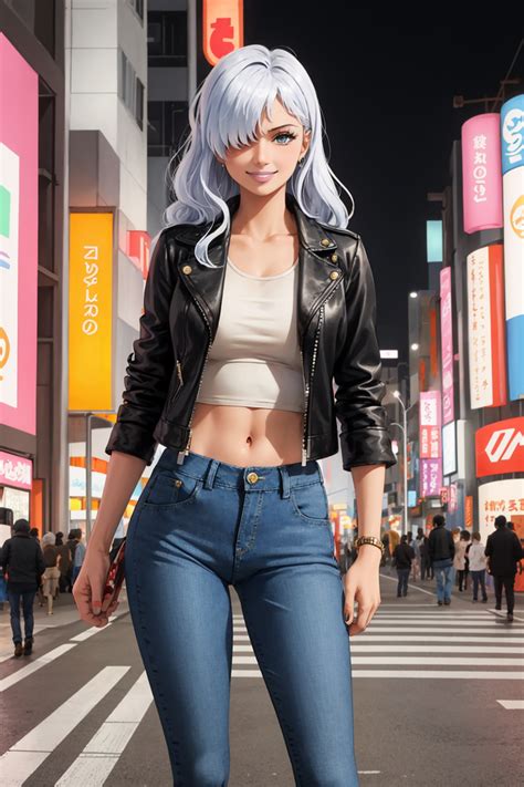 Giantess Smoothie In City Lights Ai By Senotakai Ai On Deviantart