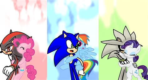 Shadow The Hedgehog And Rainbow Dash