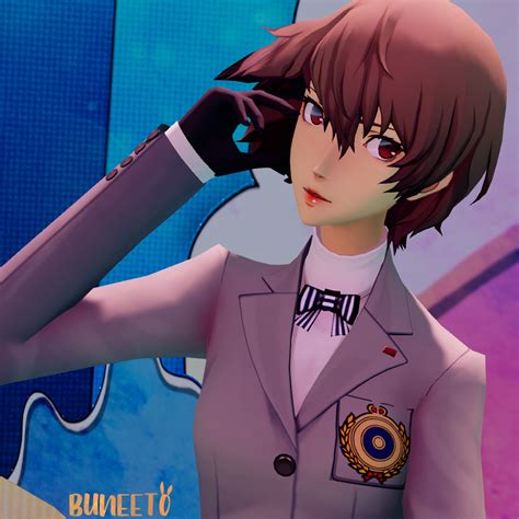 Mmd Persona 5 Fem Goro Akechi By Buneeto On Deviantart