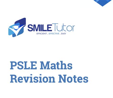 [smiletutor] Psle Math Revision Notes Learnd Online