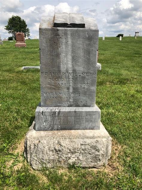 Franklin Percival Willmeth 1857 1903 Find A Grave Memorial