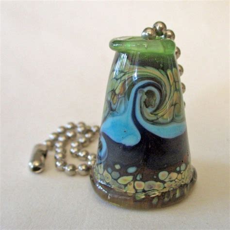 Glass Fan Pull Etsy