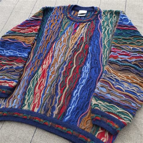 Vintage 1990s Purely Australian Clothing Co 3d Knit Coogi Style