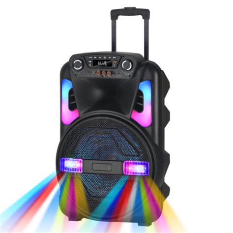 Ndr 2024 Factory Trolley 12inch Audio Dj Sound Box Professional Bluetooth Wireless Speaker With