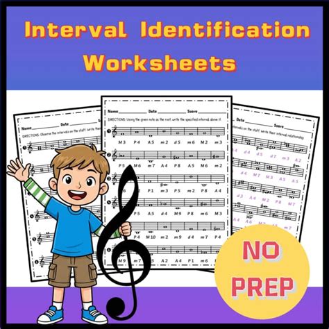 No Prep Music Theory Complete Interval Bundle Treble Alto Bass Clef