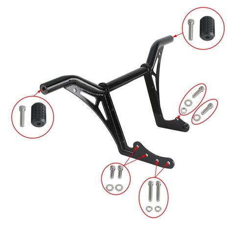 Highway Engine Guard Crash Bar Passenger Peg Frame Slider For 2018 202