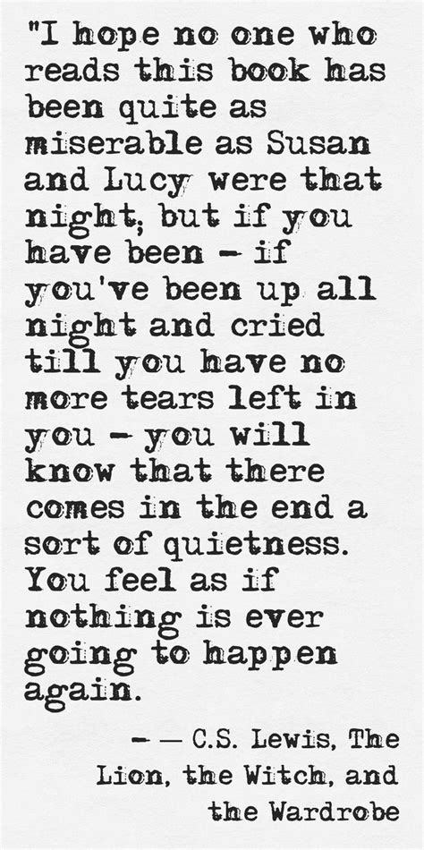 The Lion The Witch And The Wardrobe Book Quote Cs Lewis Quotes