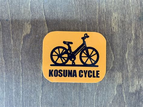 コラボ企画第3弾！自転車屋さん手作りの「オリジナルデザインステッカー」 コスナサイクル