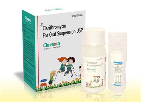 Clarexia Clarithromycin Antibiotic Dry Syrup 30 Ml Pack Usage Bacterial Infection Treatment At
