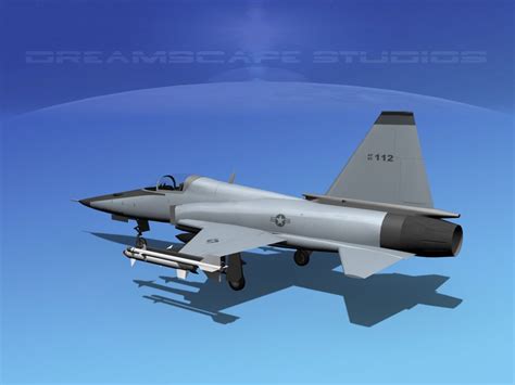 Northrop F 20 Tigershark V14 Modelo 3d 89 Unknown Dwg Dxf Lwo