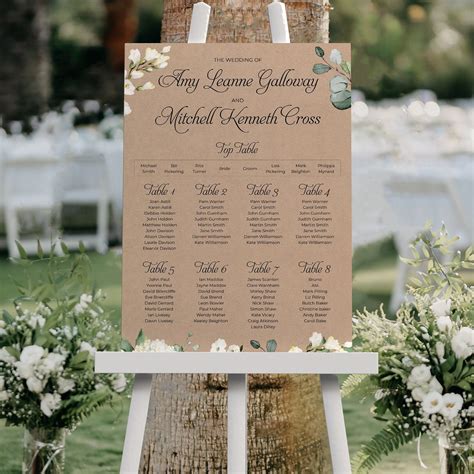 Wedding Table Seating Plan Wedding Table Plans Table Plan Cards