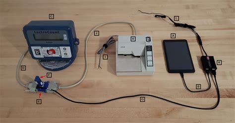 Android Tablet With A Single Liquid Controls Lcr Ii And Epson Tm U295