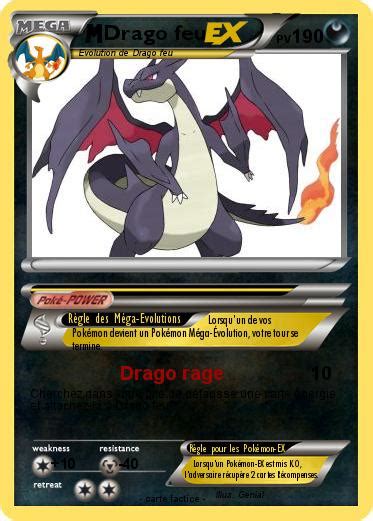 Pokémon Drago Feu 28 28 Drago Rage Ma Carte Pokémon