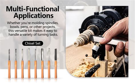 Professional Wood Turning Chisel Lathe Chisel Set With 2 Skew 1 Spear