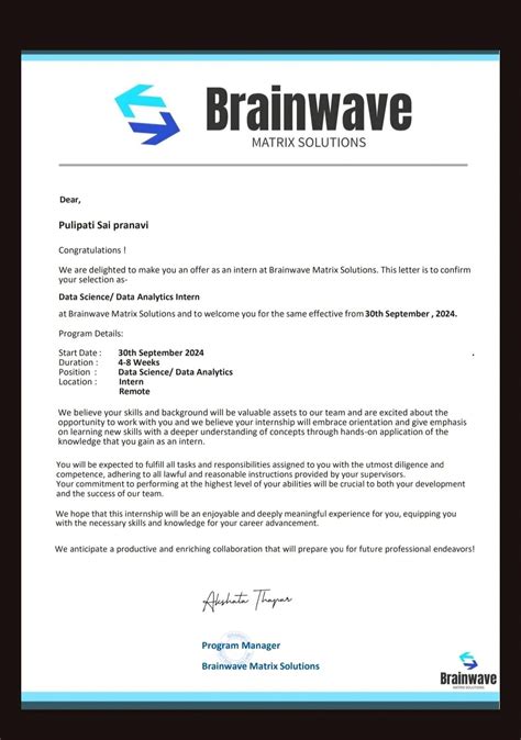 sai pranavi pulipati on linkedin brainwavematrixsolutions