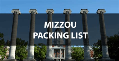 What To Bring To Mizzou The Move In Day Packing List Oneclass Blog
