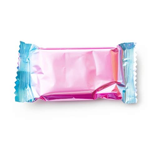 Premium Photo One Pack Of Plastic Candy Plain Background