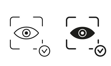 Iris Recognition For Biometric Identification Sign Retina Scanner Eye