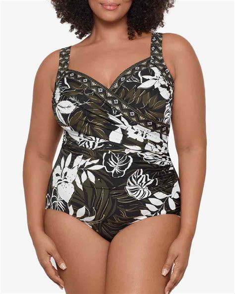 Miraclesuit Elle Dorado Plus Size Sanibel One Piece Swimsuit 6566463