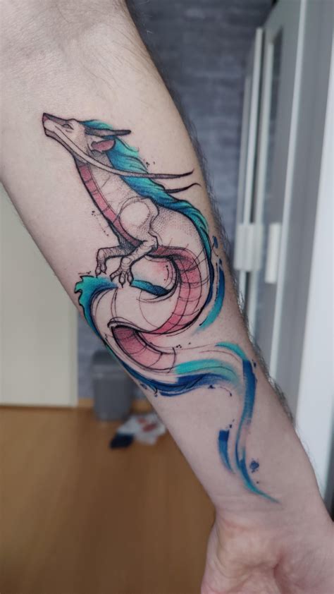 My First Tattoo Haku By Pam Sernaiotto Rspiritedaway