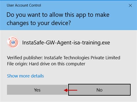 installing the isa gateway agent on a windows server instasafe