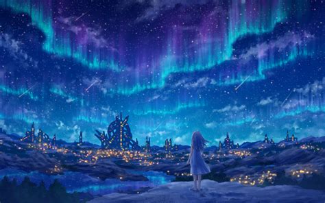 Safebooru 1girl Arm At Side Au Ito Aurora Barefoot Clouds Commentary