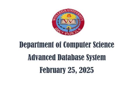 Object Relational Database Management System Pptx