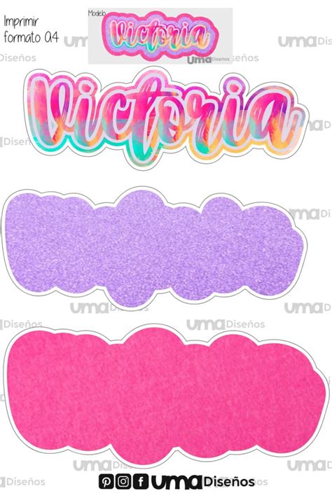 Personalized Cake Topper Printable Custom Name And Age Cake Topper