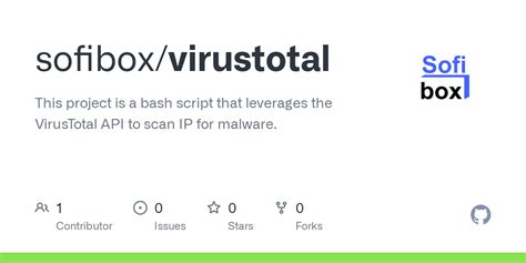 GitHub Sofibox Virustotal This Project Is A Bash Script That Leverages The VirusTotal API To