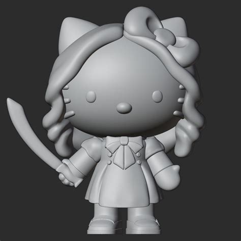 👋 Hello Kitty Megan M3gan・ 3d File For 3d Printing・cults