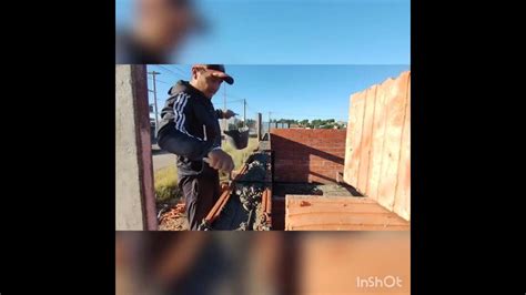 Dintel Con Ladrillo Hueco U Youtube