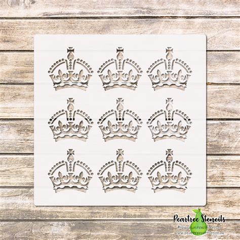 Crown Stencil Peartree Cutfiles